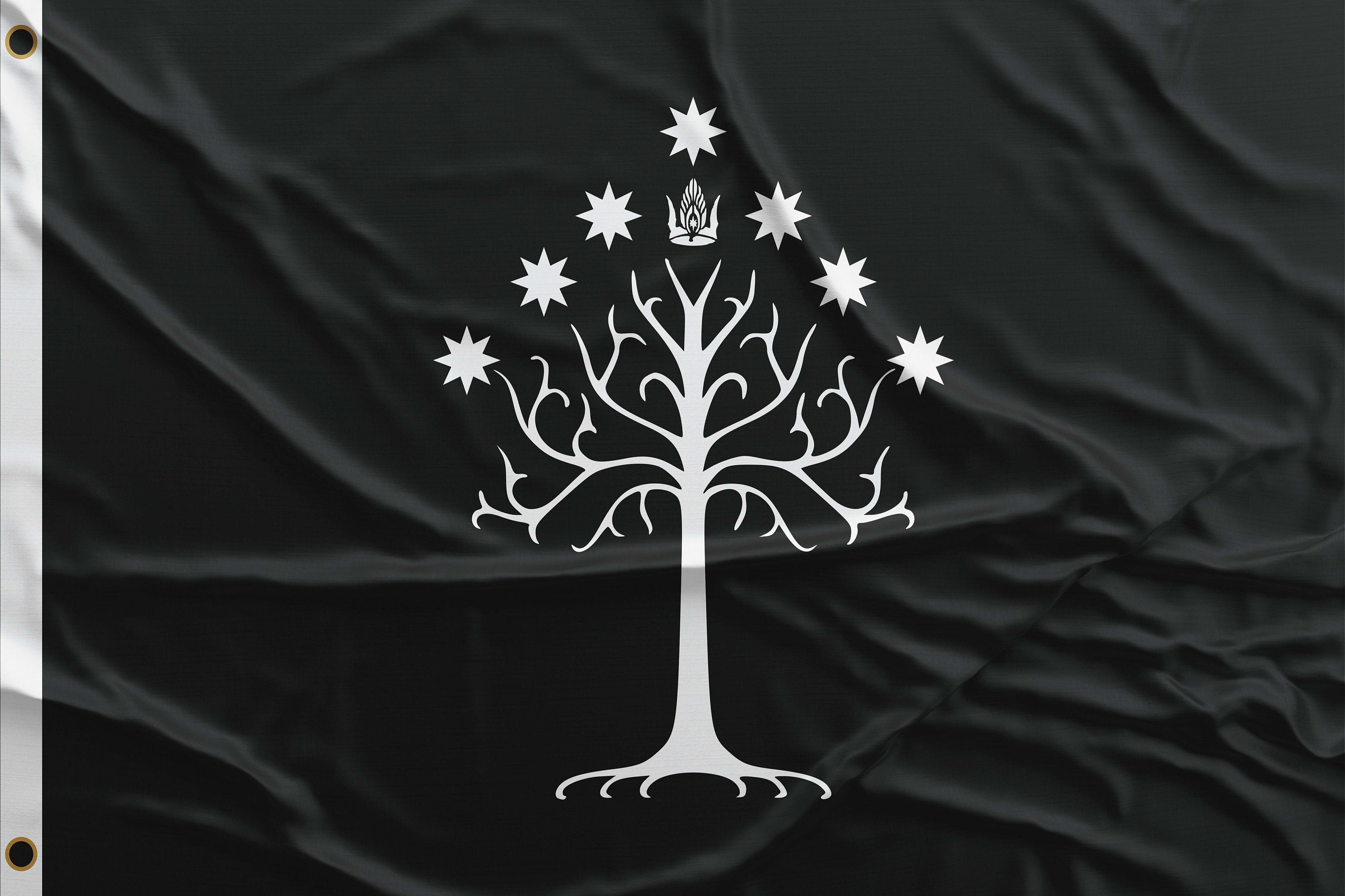 LOTR Gondor Flag Banner | High Quality Materials - Etsy