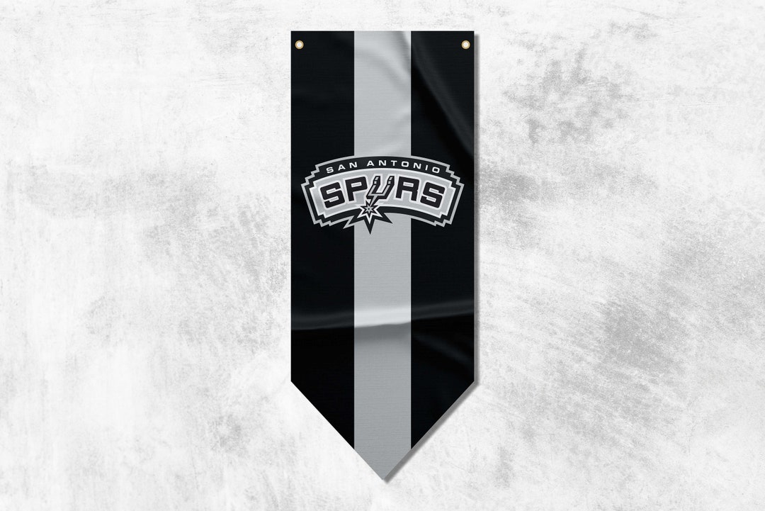 San Antonio Spurs Pennant Flag Banner | Basketball Banner | High ...