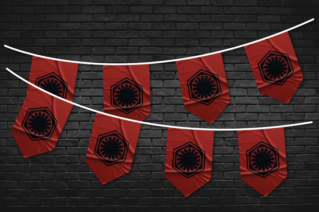 First Order Bunting Flag Set | Pennant Flag | High Quality Materials ...
