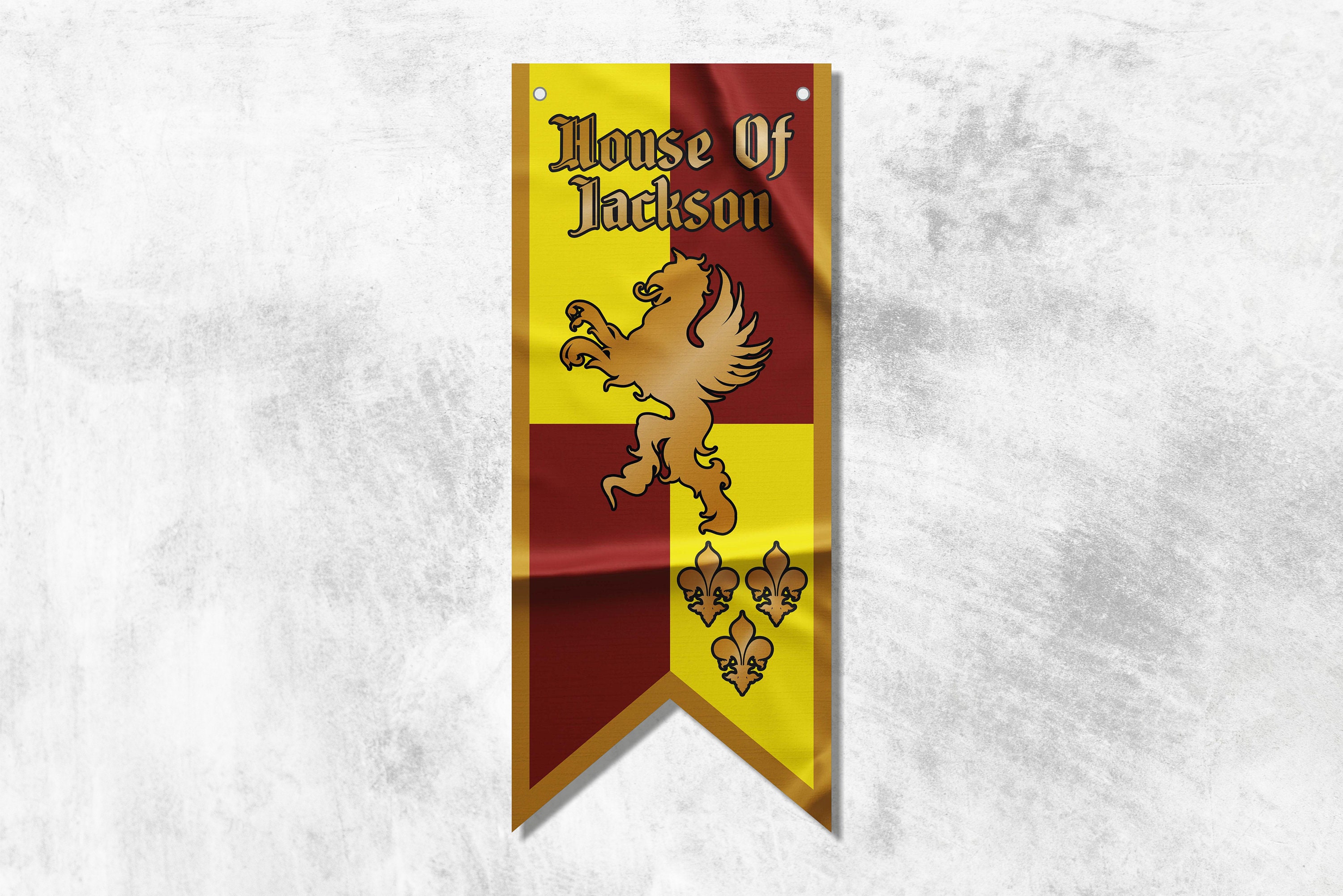 Customizable Medieval Style Family Pennants | Personalized Swallowtail ...