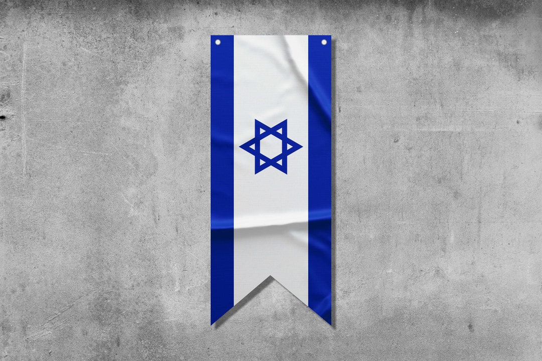 Israel Pennant Flag Banner | Country Flag Banner | High Quality ...