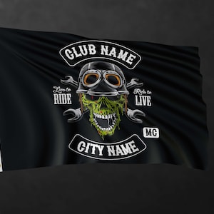 Customized Motorcycle Club Flags | Biker Club Flags | Customized Flags ...