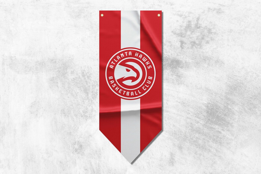 Atlanta Hawks Pennant Flag Banner | Basketball Banner | High Quality ...