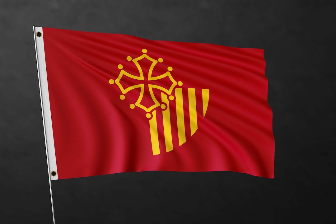 Languedoc-roussillon Flag Banner | France Region Flags | High Quality ...
