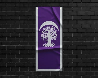 LOTR Gondor Pennant Flag High Quality Materials Size: 50x120 Cm - Etsy