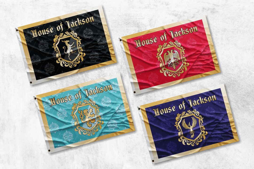 Personalized Medieval Style Family Flags | Custom Flag | Customized ...
