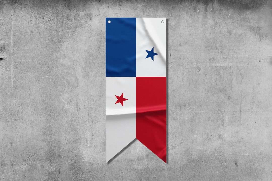 Panama Pennant Flag Banner | Country Flag Banner | High Quality ...