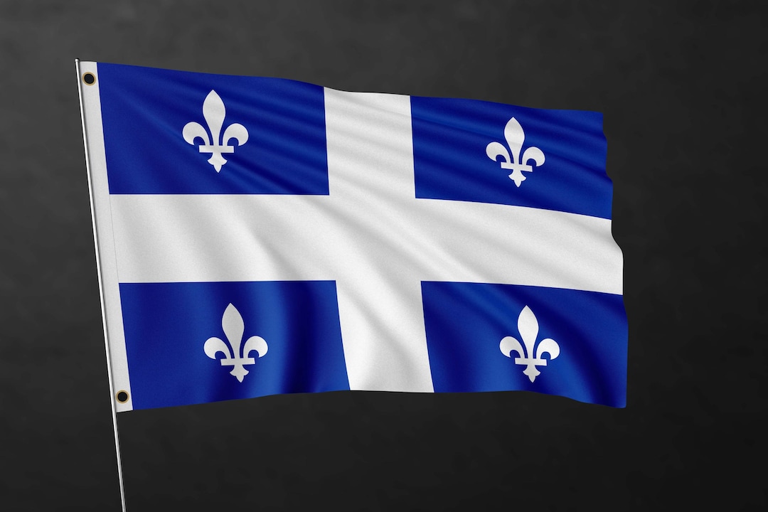 Quebec Flag Banner | Canadian Flags | High Quality Materials - Etsy