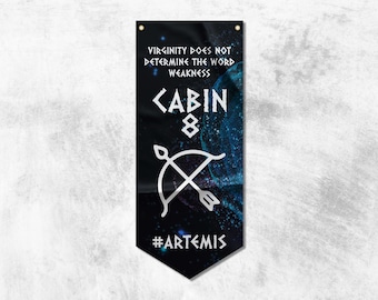 Camp Half-blood Percy Jackson Pennant Flag High Quality Materials Size ...