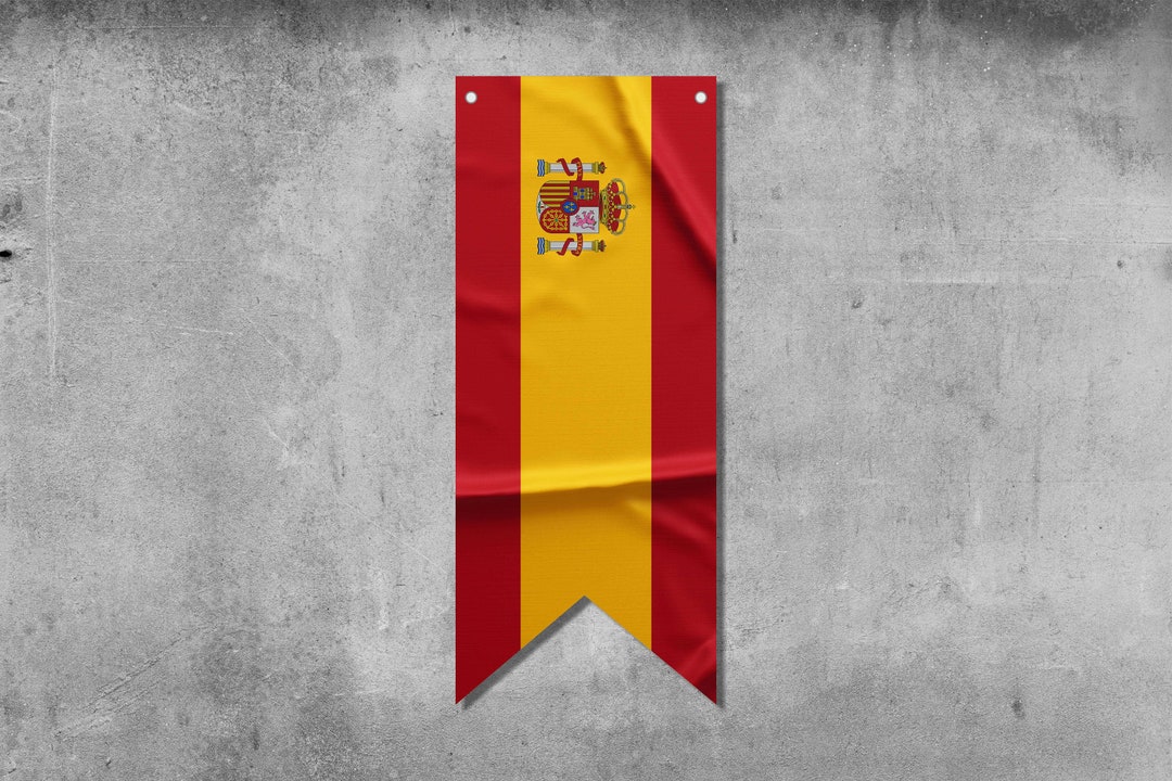 Spain Pennant Flag Banner | Country Flag Banner | High Quality ...