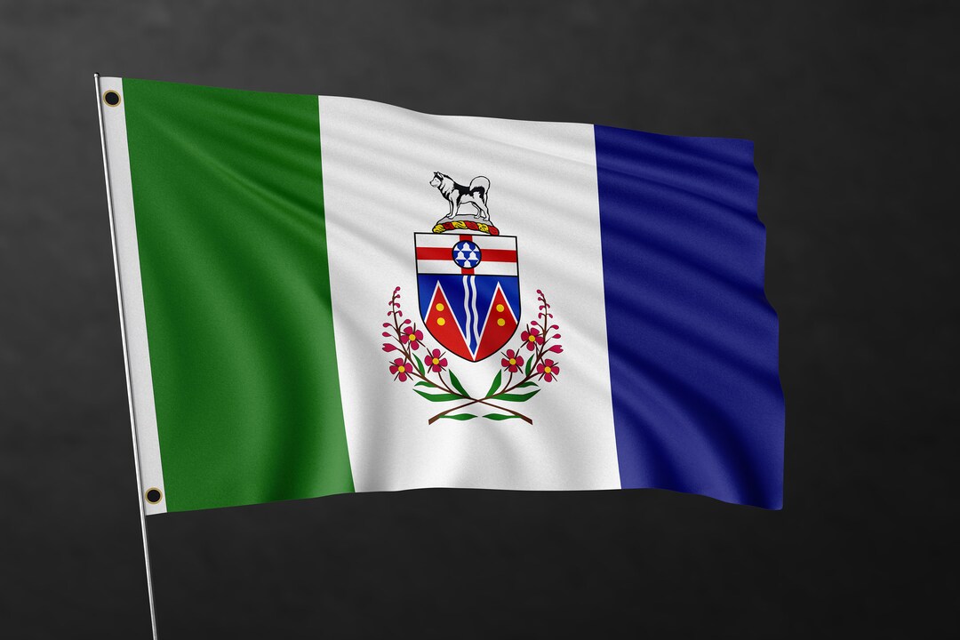 Yukon Flag Banner | Canadian Flags | High Quality Materials - Etsy