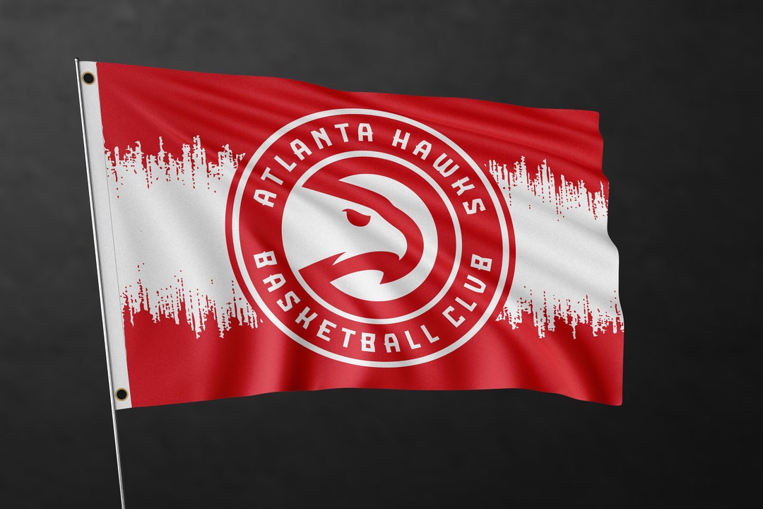 Atlanta Hawks Flag Banner | Home Decor | Wall Decor | Outdoor & Indoor ...