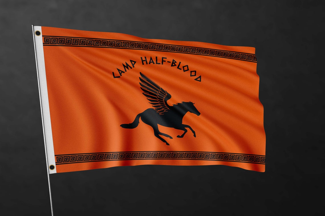 Camp Half-blood Flag Banner | Percy Jackson Camp Half-blood Flag | High ...