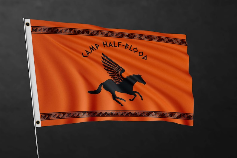 Camp Half-blood Flag Banner | Percy Jackson Camp Half-blood Flag | High ...