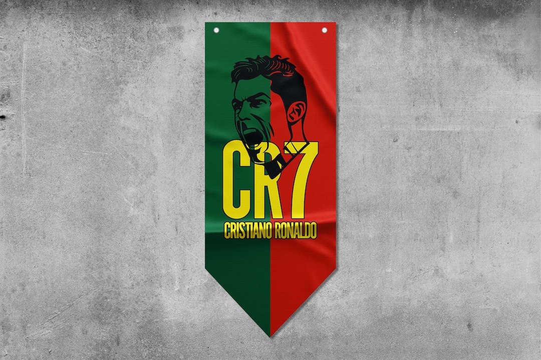 Cristiano Ronaldo CR7 Portugal Pennant Flag | High Quality Materials ...