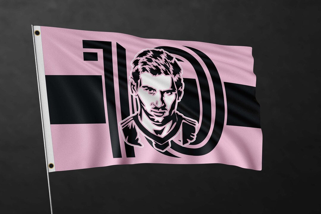 Lionel Messi Inter Miami Flag Banner High Quality Materials - Etsy