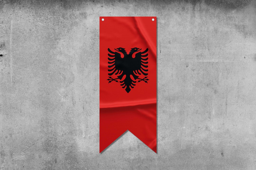 Albania Pennant Flag Banner | Country Flag Banner | High Quality ...