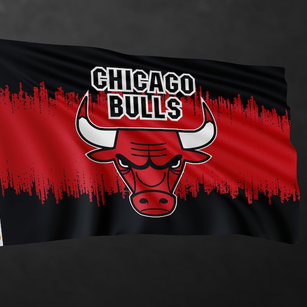Chicago Bulls Banner - Etsy