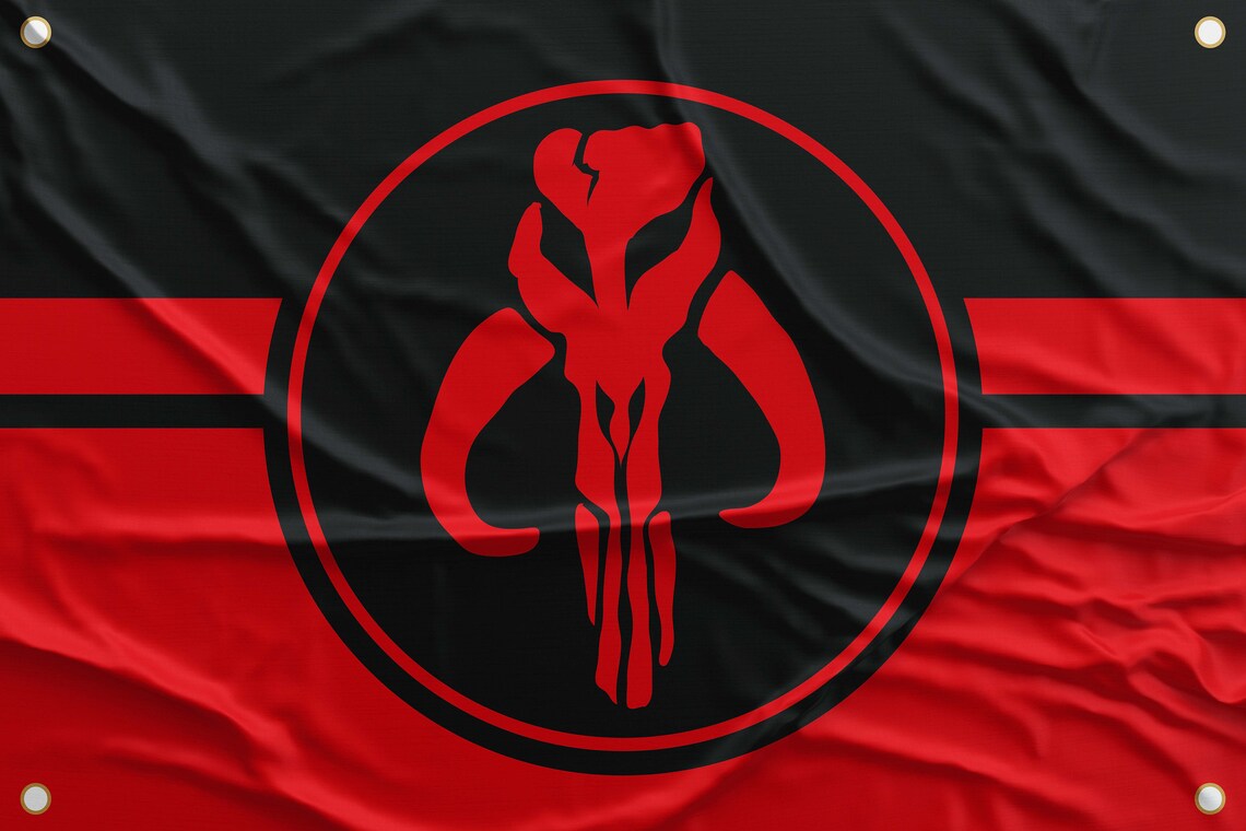 Boba Fett Crest Flag Banner High Quality Materials - Etsy