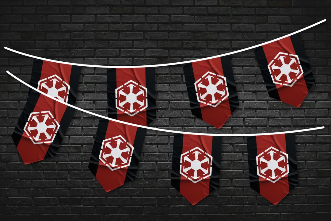 Sith Empire Bunting Flag Set | Pennant Flag | High Quality Materials ...
