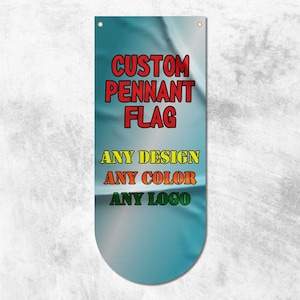 Customizable Pennant Flags | Personalized Swallowtail Pennants | High ...