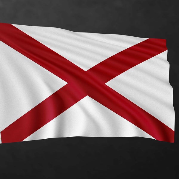 Alabama Flag Banner - Etsy