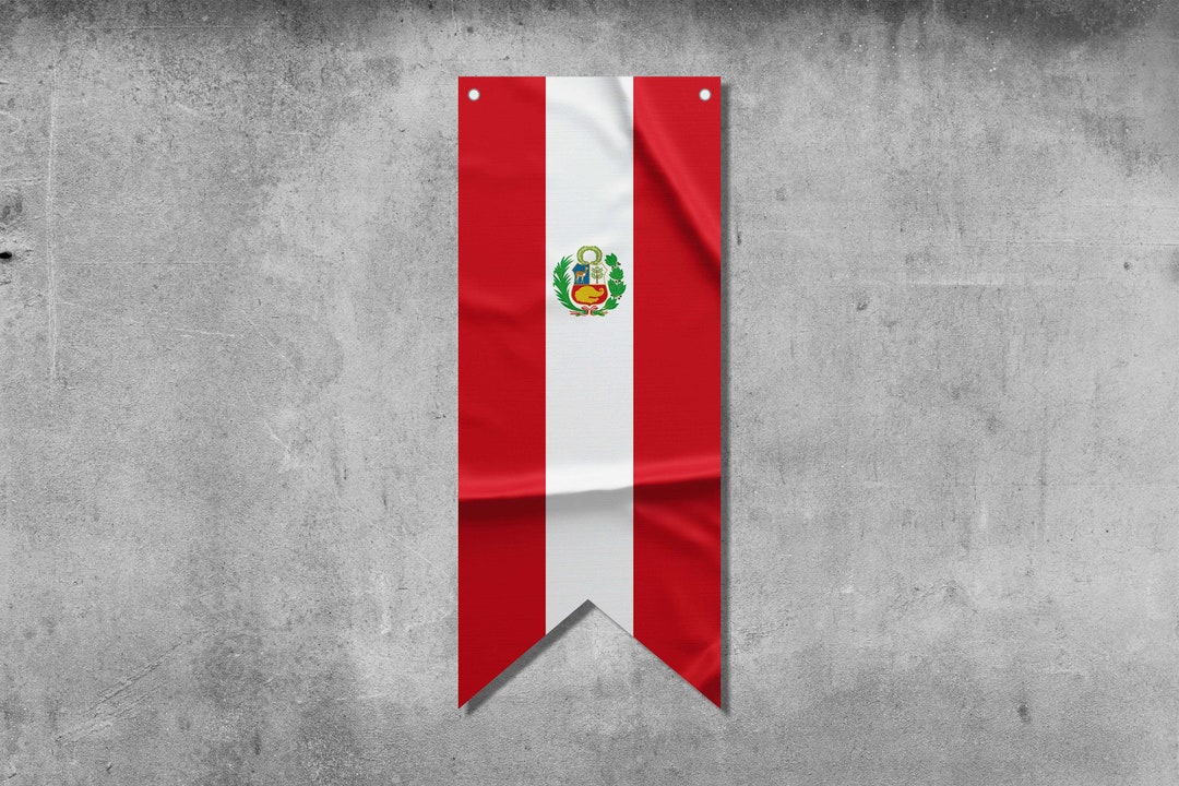 Peru Pennant Flag Banner | Country Flag Banner | High Quality Materials ...