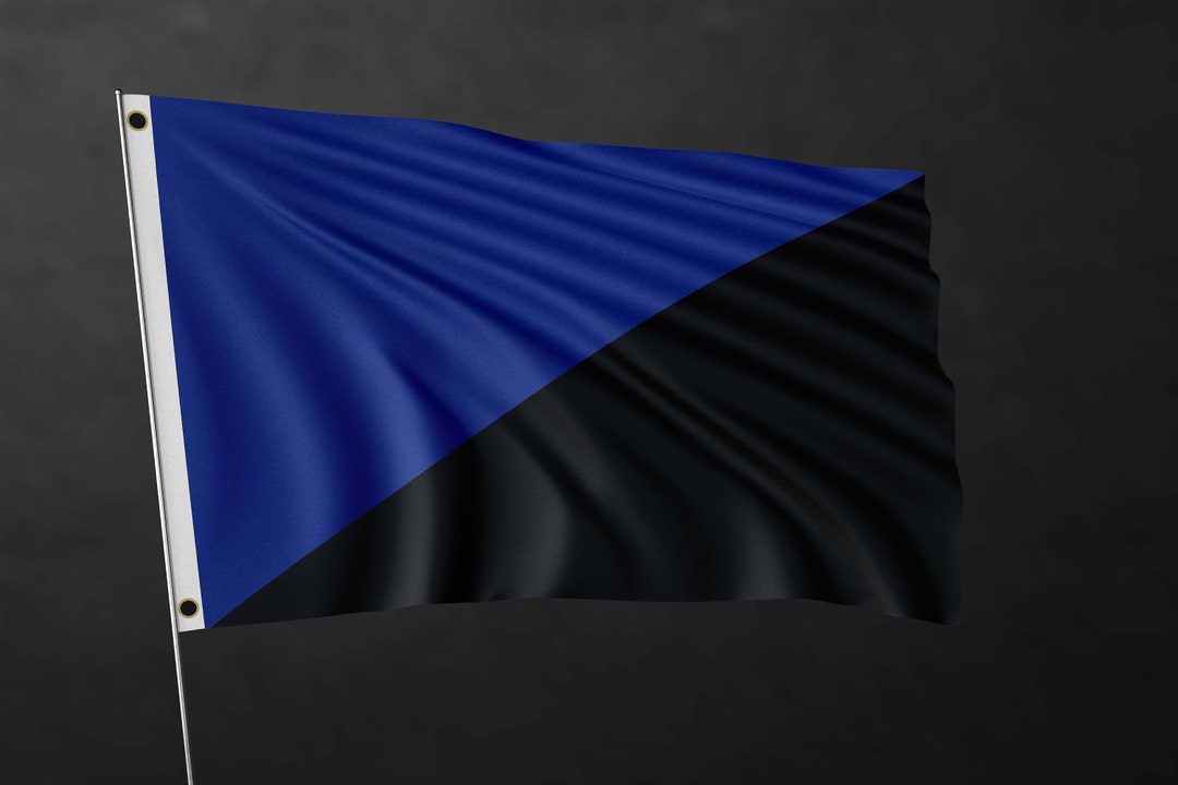 Anarcho Transhumanism Flag Banner Anarchy Antifa Flag High Quality ...