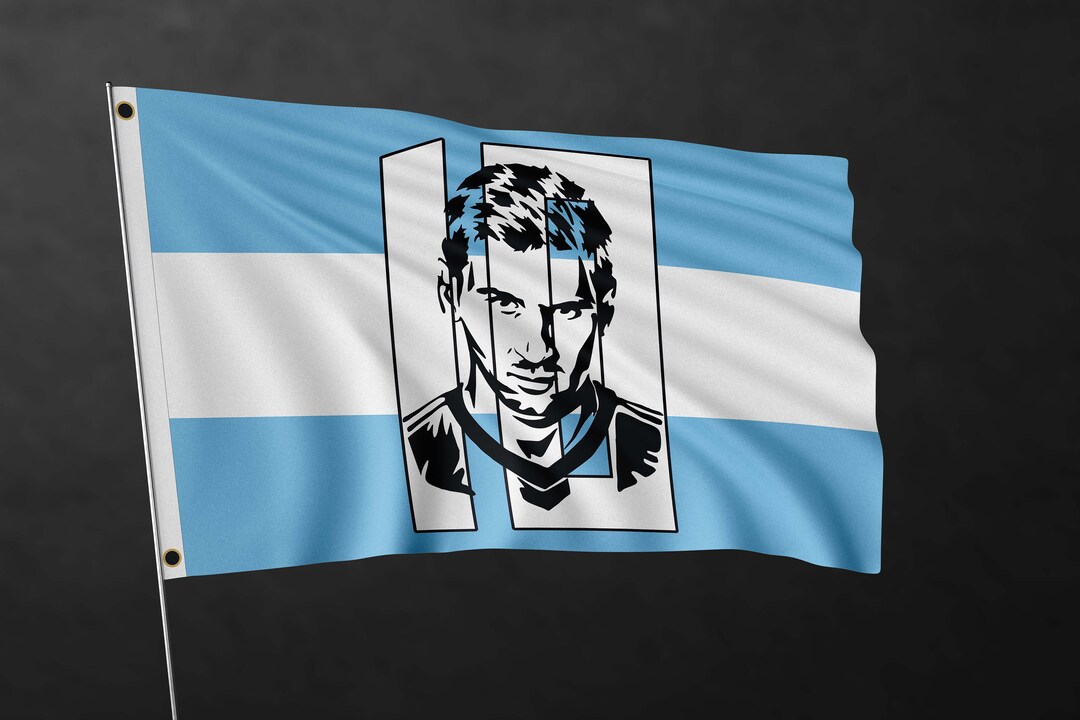 Lionel Messi Flag Banner | High Quality Materials - Etsy