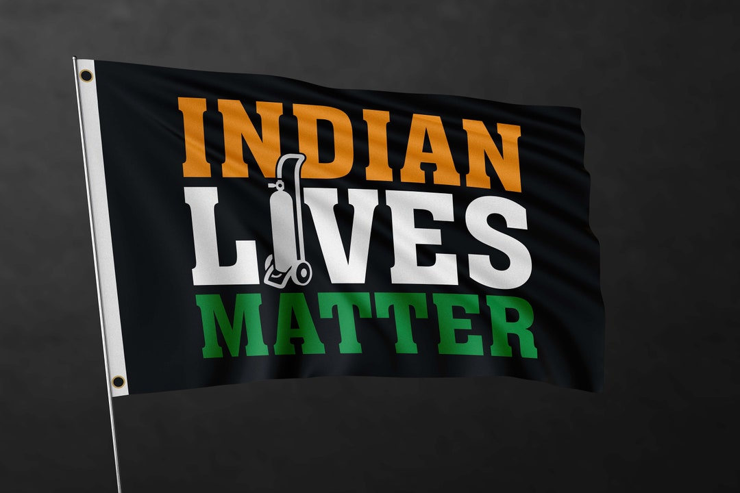 Indian Lives Matter Flag Anarchy Antifa High Quality Materials - Etsy
