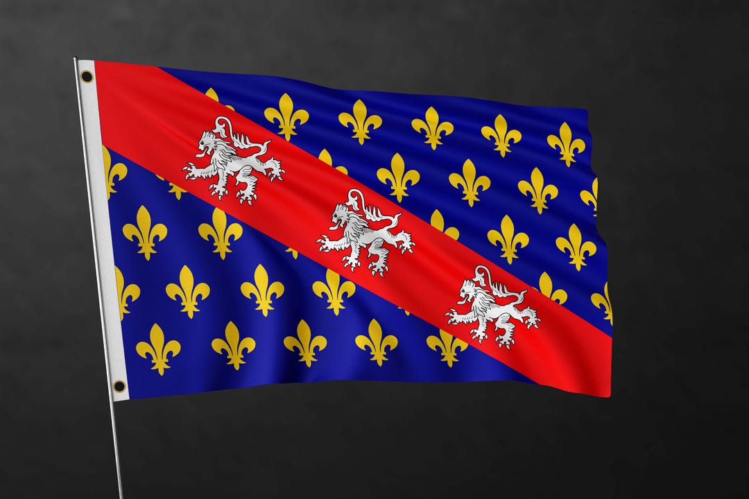 Marche Flag Banner | France Region Flags | High Quality Materials - Etsy