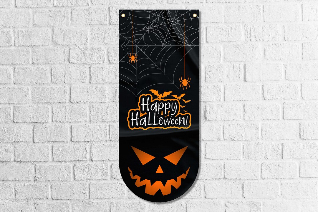 Happy Halloween Pennant Flag Banner | Halloween Nightmare | High ...