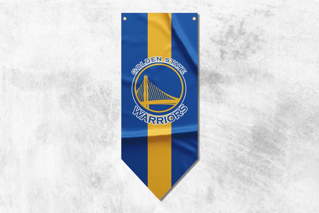 Golden State Warriors Pennant Flag Banner | Basketball Banner | High ...