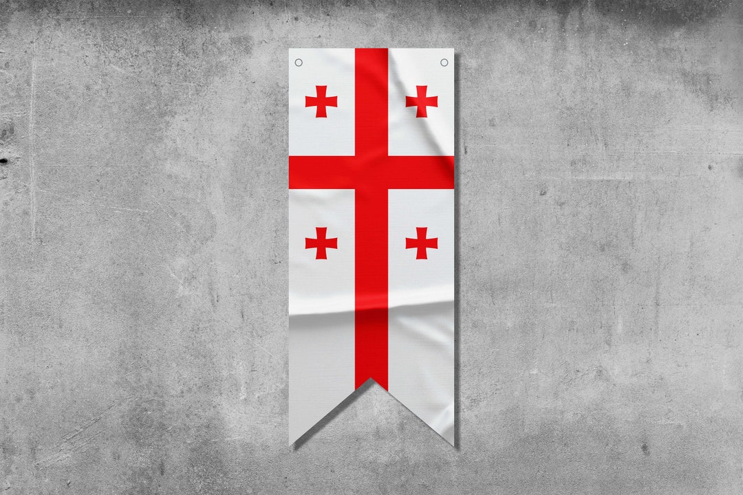 Georgia Pennant Flag Banner | Country Flag Banner | High Quality ...