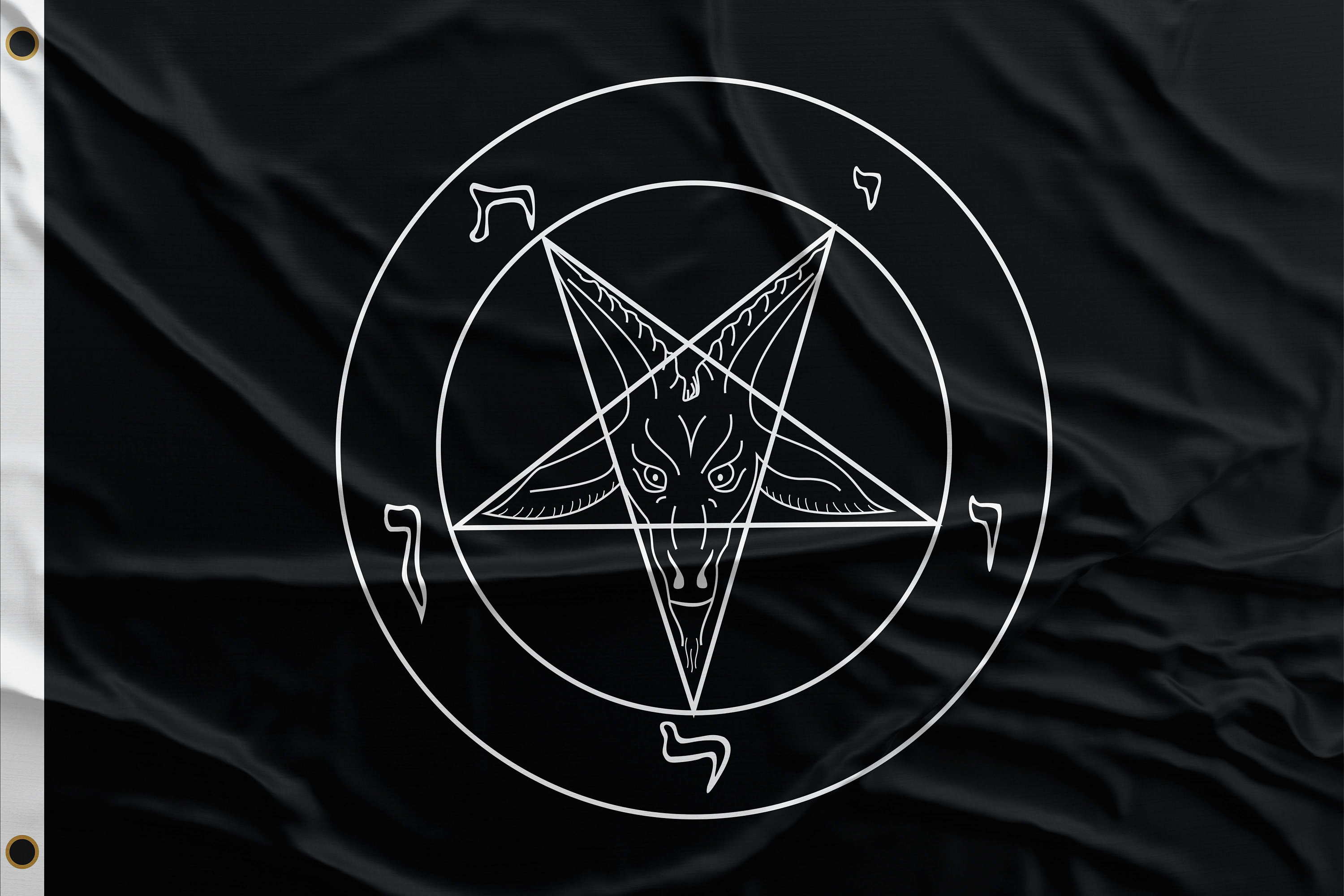 Baphomet Church Flag Banner Satan Flag Banner High Quality - Etsy