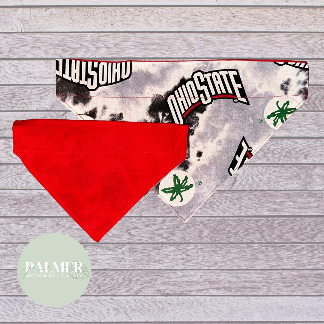 Let’s Go Bucks-over the Collar– Ohio State Bandana– Reversible – Slides ...