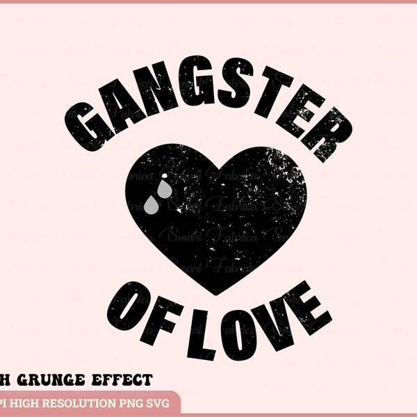 Gangster Heart Svg - Etsy