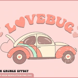 Love Bug Svg, Love Bug Png, Love Svg, Car Svg, Valentine Day Svg ...