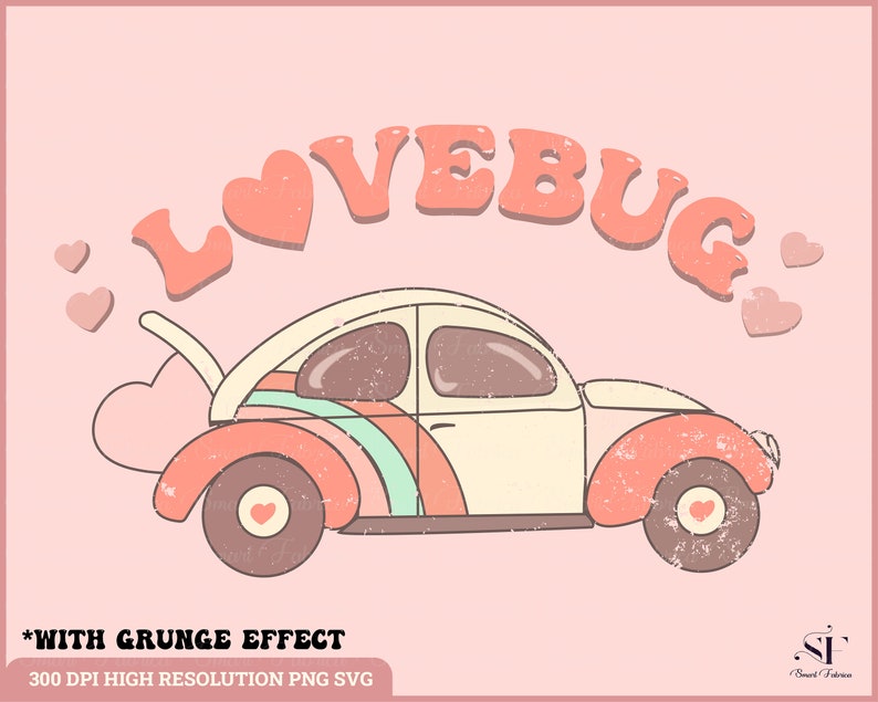 Love Bug Svg Love Bug Png Love Svg Car Svg Valentine Day - Etsy
