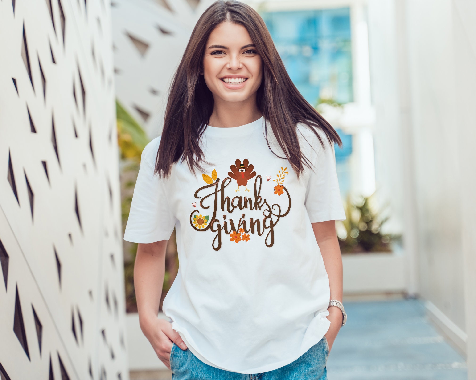 Feliz Día de Acción de Gracias Svg & Png Acción de Gracias - Etsy México