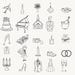 Hand Drawn Wedding Timeline Icons SVG PNG Files Wavy Squiggle Borders ...