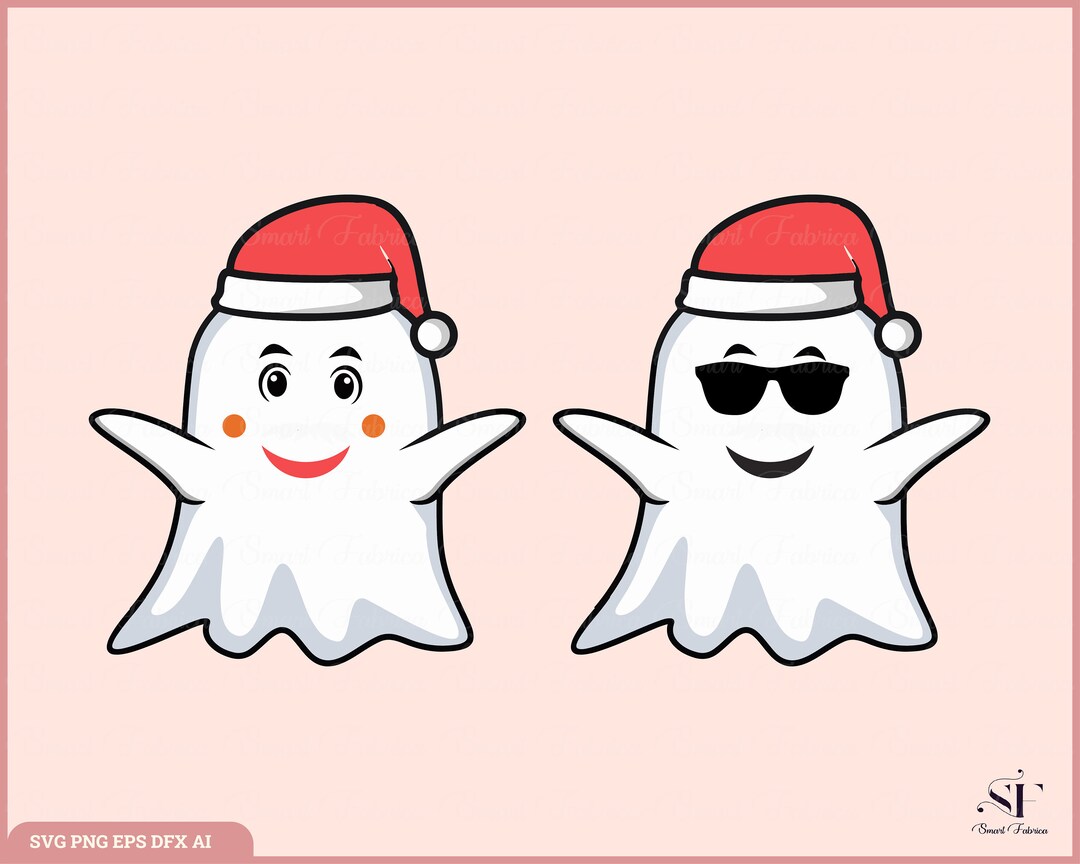 Spooky Christmas SVG Christmas Ghost Svg Christmas PNG - Etsy