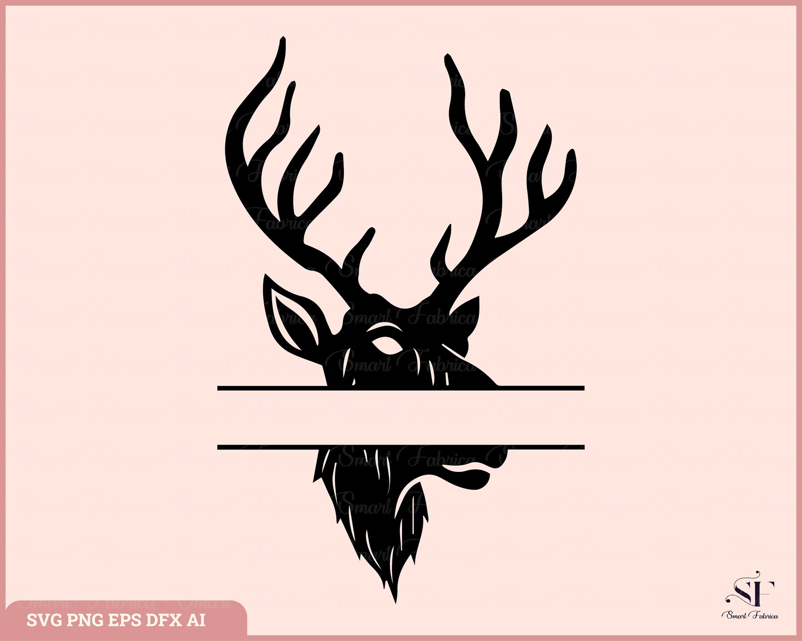 Deer Split Monogram Svg Deer Split Svg Deer Svg Christmas - Etsy Canada