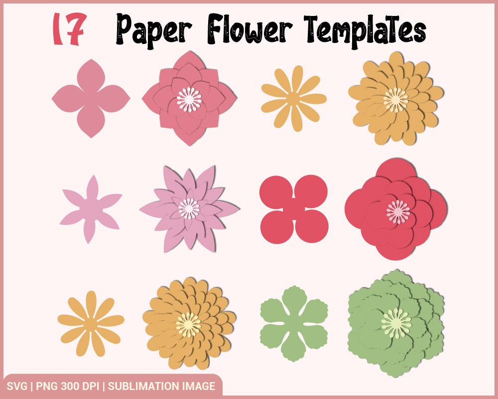 Flower Pattern Template