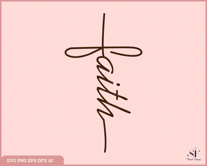 Faith Cross Svg Png Faith Svg Easter Svg Cross Religious Faith