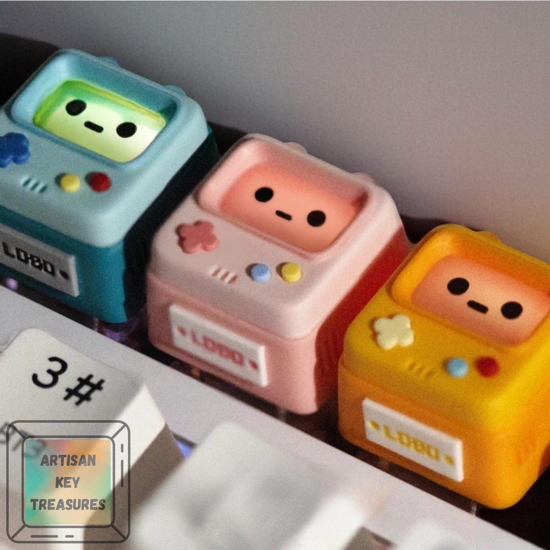 Custom Videogame Console Keycaps for Cherry MX, Artisan Keycaps ...
