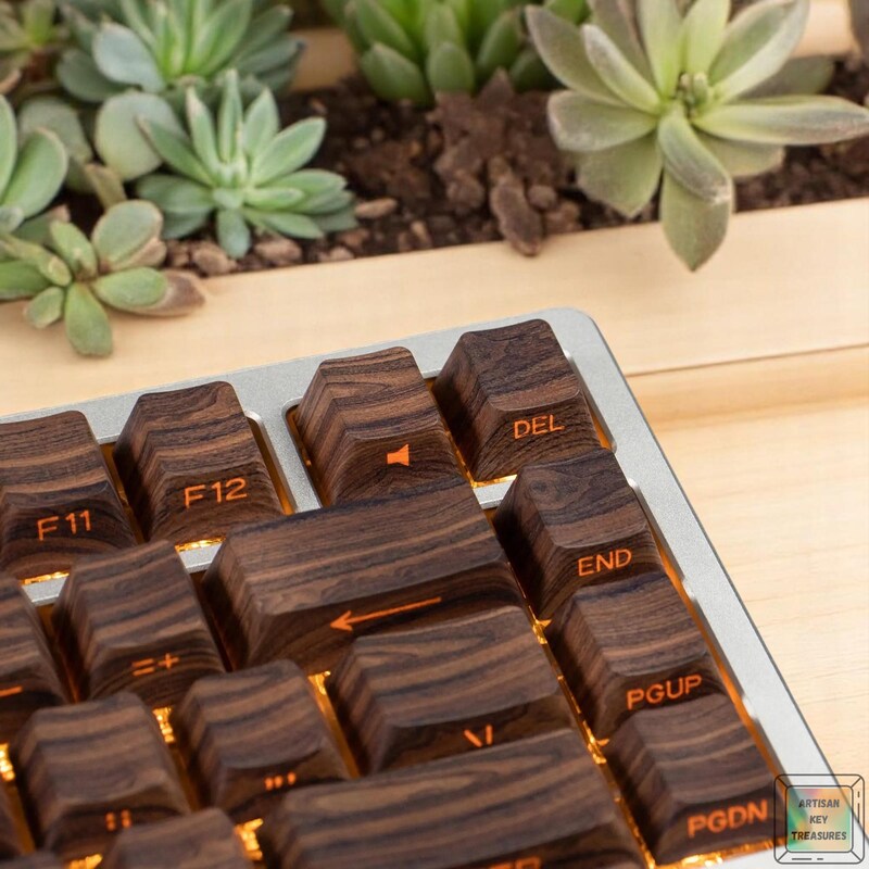 Wooden Keyboard - Etsy
