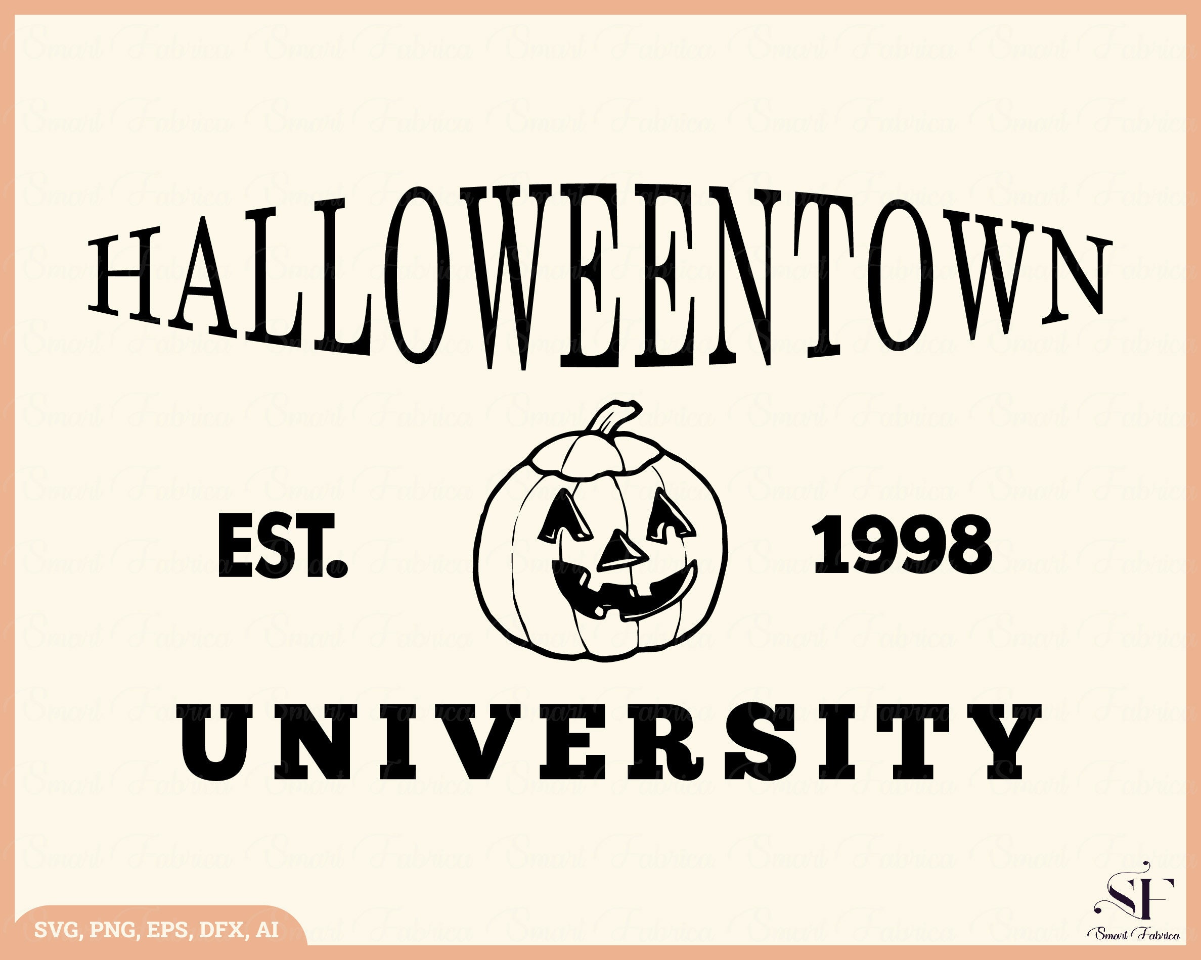 Halloweentown University SVG & PNG Halloween SVG Spooky - Etsy