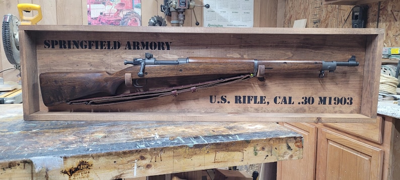 M1 Garand Display | M1903 Rifle Display | Gun Rack - Etsy