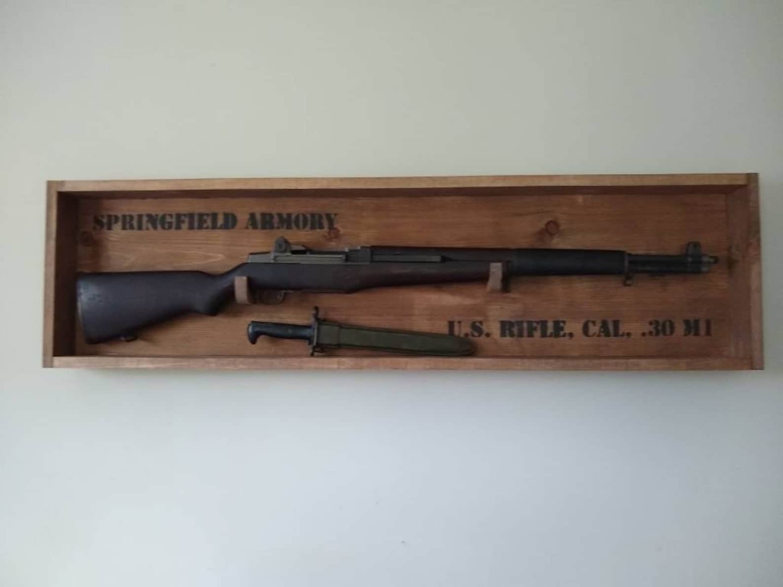 M1 Garand Display | M1903 Rifle Display | Gun Rack - Etsy